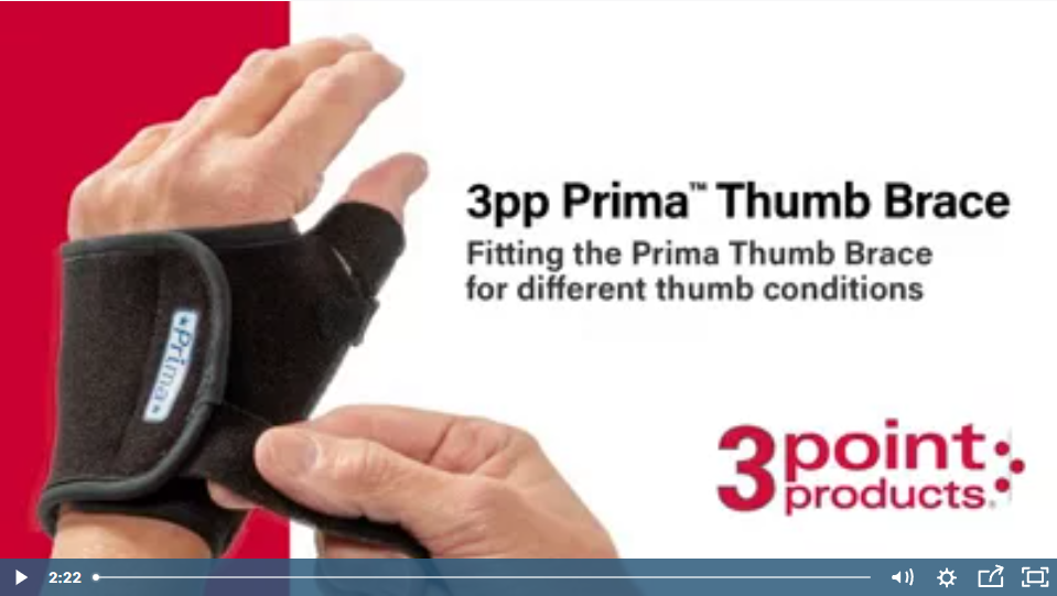 3pp® Prima™ Thumb Brace | 3 Point Products