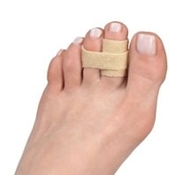 Using a 3pp Toe Loop to Treat a Jammed or Broken Toe